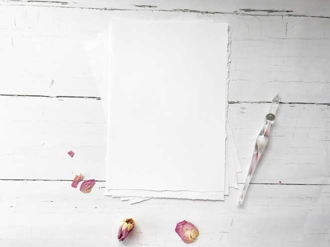 DIY: Deckled Edge Paper – Wordsremember